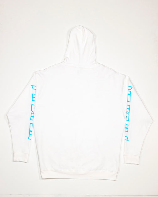 Mini Fangs White Hoodie